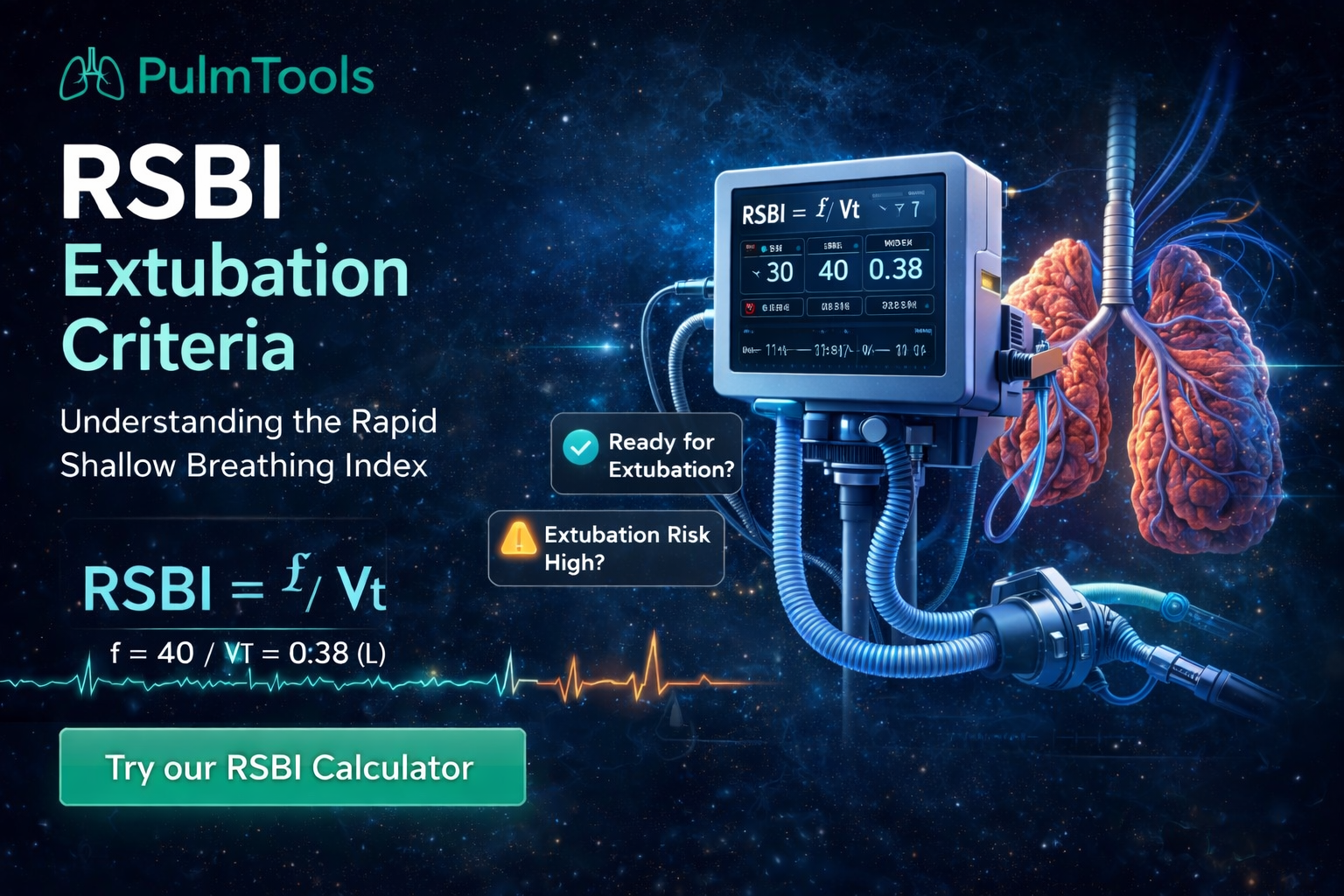 RSBI Extubation Criteria: Formula, Threshold, and Limitations | PulmTools