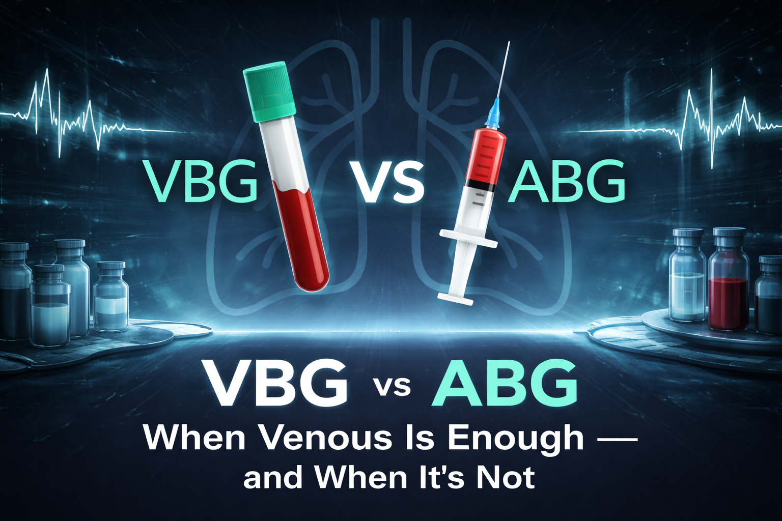 VBG vs ABG: When to Use Venous vs Arterial Blood Gas | PulmTools